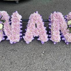 Nan with pink basing
